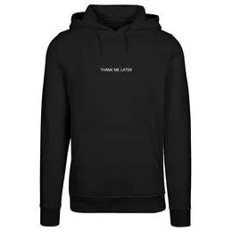 Mister Tee Kapuzensweatshirt MISTERTEE "MisterTee Thank Me Later Hoody", Herren, Gr. XXL, schwarz, 65% Baumwolle, 35% Polyester, bedruckt, Sweatshirts