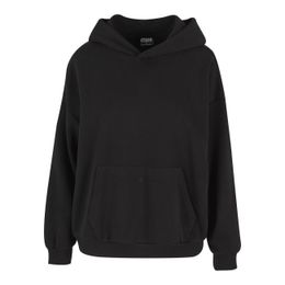 Kapuzenpullover Urban Classics "Urban Classics Ladies Light Terry Oversized Hoodie", Damen, Gr. L, schwarz, 70% Baumwolle, 30% Polyester, unifarben, oversize, ohne Ausschnitt, Pullover Kapuzenpullover