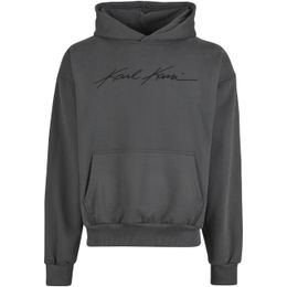 Kapuzensweatshirt Karl Kani "Karl Kani KK Autograph Heavy Sweat OS Hoodie", Herren, Gr. XS, schwarz, 80% Baumwolle, 20% Polyester, ohne Ausschnitt, Sweatshirts