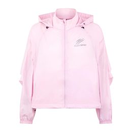 Windbreaker Plein Sport "Windbreaker Jacket Scratch", Damen, Gr. L, 03, rose, pink, Obermaterial: 100% Polyamid, Jacken Windbreaker