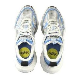 Trainingsschuh Buffalo "Buffalo Buffalo CLD Run JOG - Vegan Nappa/Mesh", Damen, Gr. 39, silber, wei&szlig;, blau, Kunstfaser, unifarben, Schuhe