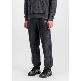 Cargohose Alpha Industries "Vintage Basic Jogger SL", Herren, Gr. L, Normalgr&ouml;&szlig;en, schwarz, Obermaterial: 70% Baumwolle, 30% Polyester, Hosen Cargohose