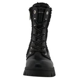 Stiefel Tom Tailor "Tom Tailor Winter Boots", Damen, Gr. 41, schwarz, unifarben, Schuhe Stiefel