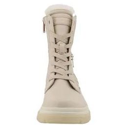 Stiefel Tom Tailor "Tom Tailor Winter Boots", Damen, Gr. 39, beige, Polyurethan, Schuhe Stiefel