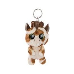 Nici Glubschis Schl&uuml;sselanh&auml;nger Giraffe Halla, Kuscheltier beige/braun, Safari, 9 cm