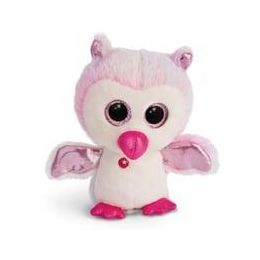Nici Glubschis Schlenker Eule Princess Holly, Kuscheltier rosa/creme, 15 cm