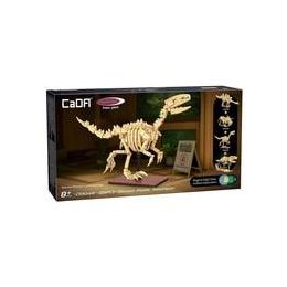 Jamara Dinosaurier Fossil Velociraptor im Ma&szlig;stab 1:9, Modellbau beige