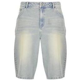 Shorts Karl Kani "Karl Kani Herren Karl Kani OG Denim Baggy Jorts", Herren, Gr. 32, Normalgr&ouml;&szlig;en, bleached blau, 100% Baumwolle, normal, Hosen Shorts