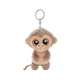Nici Glubschis Schl&uuml;sselanh&auml;nger Affe Hobson, Kuscheltier braun/beige, Safari, 9 cm