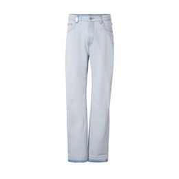 Bequeme Jeans 2Y STUDIOS "2Y Studios 2Y Arun Open Hem Straight", Herren, Gr. 33, Normalgr&ouml;&szlig;en, ice, 100% Baumwolle, unifarben, normal, Jeans
