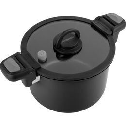 Brunner Quickpot Schnellkochtopf 2-teilig energiesparend &Oslash; 22 cm grau - Camping-T&ouml;pfe