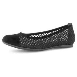 Ballerina Gabor "Eleganter Ballerina", Damen, Gr. 35, schwarz, Schuhe Ballerina