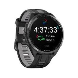 Garmin Forerunner 965, Smartwatch 47 mm, Silikon-Armband