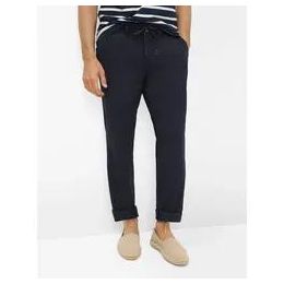 Chinohose Eurex By Brax "Style Flatfronthose", Herren, Gr. 285U, Unterbauchgr&ouml;&szlig;en, navy, Web, 50% Leinen, 32% Polyester, 16% Viskose, 2% Elasthan, Hosen Chinohose