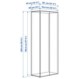 IKEA LASTARE Korpus mit T&uuml;ren