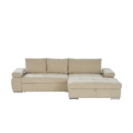 Smart Ecksofa Ibby beige Ma&szlig;e (cm): B: 294 H: 73 T: 173.0 &raquo; M&ouml;bel Kraft