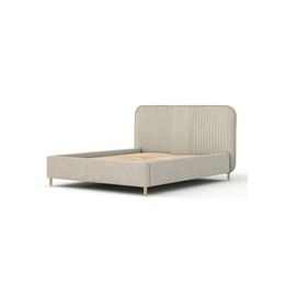 Polsterbett mit Stauraum beige Ma&szlig;e (cm): B: 151 H: 116 Sofas > Sofas nach Art > Schlafsofas &raquo; Sofa DE