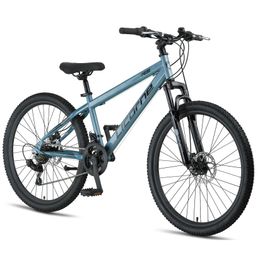 Licorne Bike Thunder Premium Mountainbike in 20, 24, 26, 27.5 und 29 Zoll Fahrrad f&uuml;r M&auml;dchen Jungen Herren und Damen Discbremse Gr&ouml;&szlig;e:26 Zoll;Farbe:Aquamarine