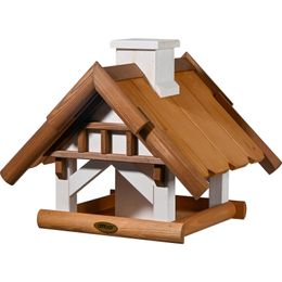 Dobar gro&szlig;es Vogelhaus "Goldener Oktober" f&uuml;r St&auml;ndermontage, Vogelfutterhaus zum Aufstellen