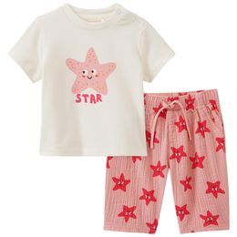 Topomini Newborn Set aus T-Shirt und Musselin-Hose