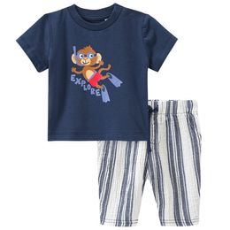 Topomini Newborn Set aus T-Shirt und Musselin-Hose
