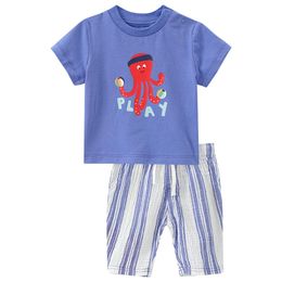 Topomini Newborn Set aus T-Shirt und Musselin-Hose