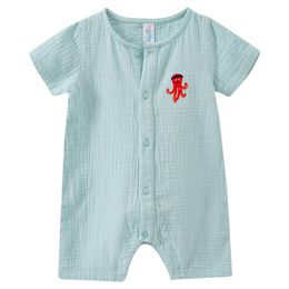 Topomini Baby Musselin-Overall mit Stickerei