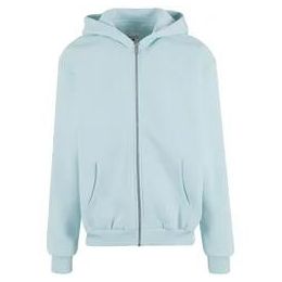 Sweatjacke Karl Kani "Karl Kani Karl Kani Small Signature Essential OS Zip Hoodie", Herren, Gr. S, light blau, 65% Baumwolle, 35% Polyester, Sweatjacken Sweatjacke