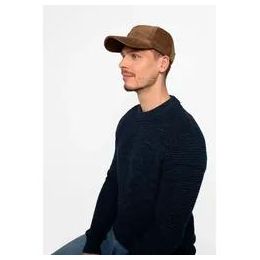 Baseball Cap Mustang "Rowan", Herren, middle braun, Cord, Baumwolle, unifarben, Caps, gerundeter Schirm, gesticktes Mustang-Seitenlogo, Gr&ouml;&szlig;enverstellbar