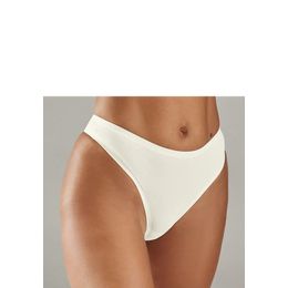Lascana String 'Seamless' beige Gr. L (44/46) f&uuml;r Damen