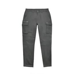 Cargohose 883POLICE "883 Police NEWTON CARGO PANTS", Damen, Gr. 38, Normalgr&ouml;&szlig;en, charcoal, 98% Baumwolle, 2% Elasthan, unifarben, slim fit, Hosen Cargohose