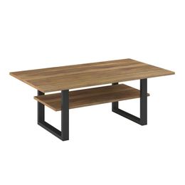 Ambia Garden Loungetisch, Akazie, Holz, Metall, Akazie, vollmassiv, rechteckig, 115x46x65 cm, FSC 100%, wetterfest, Loungem&ouml;bel, Loungetische