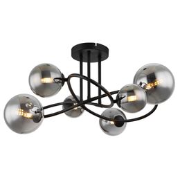 Globo LED-Deckenleuchte Riha Schwarz max. 3,5 Watt Deckenlampe
