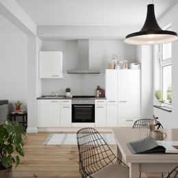 Nobilia K&uuml;chenblock Touch Low m. Ger&auml;ten Wei&szlig;