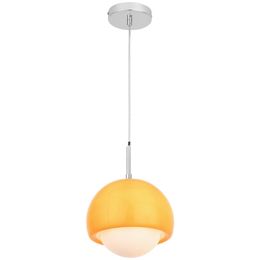 Collet's Monde H&auml;ngeleuchte, Orange, Wei&szlig;, Metall, Glas, rund,rund, 120 cm, RoHS, CE, Lampen & Leuchten, Innenbeleuchtung, H&auml;ngelampen, Pendelleuchten