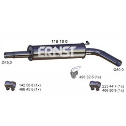 Ernst Mittelschalld&auml;mpfer 115100 f&uuml;r VAG
