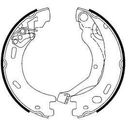 ATE Bremsbackensatz, Feststellbremse 03013730402 f&uuml;r LAND ROVER