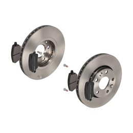 Brembo Bremsensatz-Vorderachse COATED DISC LINE / STANDARD IJDTIDDC88 Bremsensatz, Scheibenbremse vorne rechts links innenbel&uuml;ftet 280mm f&uuml;r RENAULT T