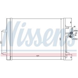 NISSENS Kondensator, Klimaanlage 940044 f&uuml;r LAND ROVER FORD VOLVO 1405365 1453365 1677879