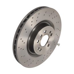 Brembo Bremsscheibe COATED DISC LINE 09.A958.21 vorne rechts links Gelocht 350mm f&uuml;r MERCEDES-BENZ A1664210412 A1664211500 1664210412
