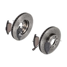 Brembo Bremsensatz-Vorderachse XTRA LINE / STANDARD SK8K0F5DA4 Bremsensatz, Scheibenbremse vorne rechts links Gelocht/innenbel. 288mm f&uuml;r SKODA VW (SV