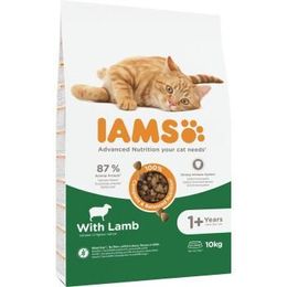 IAMS Advanced Nutrition Trockenfutter Katze, Adult ab 1 Jahr, Lamm 10 kg