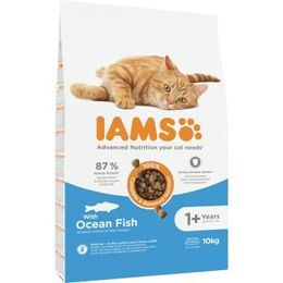 IAMS Advanced Nutrition Trockenfutter Katze, Adult ab 1 Jahr, Seefisch 10 kg