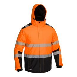 Bisley MALCOM High Visibility Raincoat Orange / 2XL