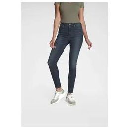 Skinny-fit-Jeans Only "ONLPAOLA &ndash; Extra-eng geschnittene Jeans mit figurformender Silhouette", Damen, Gr. M (38), L&auml;nge 30, blau (schwarz medium blau), Denim/Jeans, Obermaterial: 64% Baumwolle, 31% Polyester, 3% Viskose, 2% Elasthan, unifarben, skinny fit, Jeans 5-Pocket-Jeans, skinny fit, modisch, Denim, Baumwollmischung