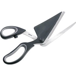 Pizzaschere Gefu "Pezzo", schwarz (schwarz, aluminiumfarben), B:8,2cm, Scheren, f&uuml;r Pizza und Quiche