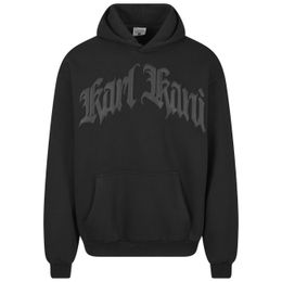 Kapuzensweatshirt Karl Kani "Karl Kani KK Old English OS Hoodie", Herren, Gr. S, schwarz, 70% Baumwolle, 30% Polyester, unifarben, Sweatshirts