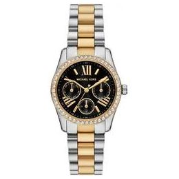 Quarzuhr Michael Kors "LEXINGTON", gold (edelstahlfarben, gelbgoldfarben), Armbanduhren, Damen, Quarzuhr, Armbanduhr, Damenuhr, Edelstahlarmband, analog, Tag, Wochentag