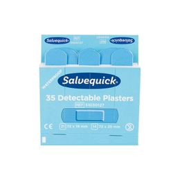 Refill f&uuml;r SALVEQUICK, 6 VE Pflaster-Strips, detectable, je 35 Stk, VE &agrave; 6 Stk kaiserkraft