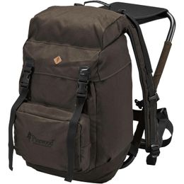 Pinewood Sitz-Rucksack Braun
